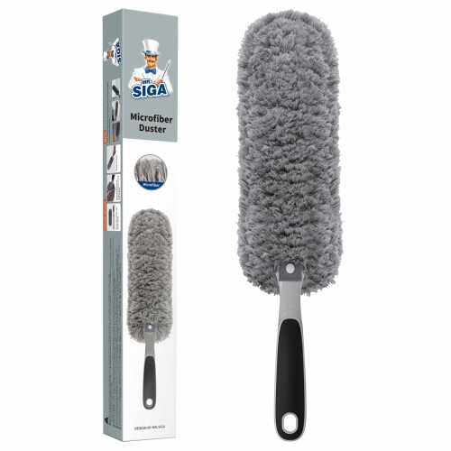 MR.SIGA リントフリーマイクロファイバーホコリ取り、家庭掃除用洗えるダスター MR.SIGAリントフリーホコリ取りは、ふわふわのマイクロファイバーカバーが特徴で、一拭きで広い面積をカバーします。掃除する時には、ただホコリをよそに掃くの...