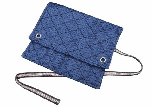 GSIクレオス 武州刺子道具巻き 青 ホビー用ツール VM-027B 伝統的な武州刺子織の生地を使用したおしゃれな道具巻き ツールのサイズに合わせたポケット付きで効率的に収納可能 本体サイズ:340×230mm ポケット:小 30mm幅×4...