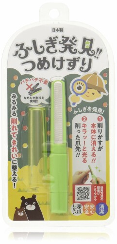 松本金型 ふしぎ発見つめけずり ライトグリーン カラー:ライトグリーン 原産国:日本 内容量:1本 商品紹介 ■爪切りが不要なつめけずりです。 ■みるみる削れてきれいに整えます。 ■爪に対して、どんな爪の角度でも削ることができます。 ■削っ...