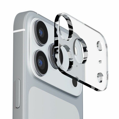Premium Style iPhone17ProMax用 カメラレンズフレーム (クリア) PG-25DLGD01CL カメラレンズ周りをキズから守るiPhone17ProMax カメラレンズフレーム クリア 「PG-25DLGD01CL...