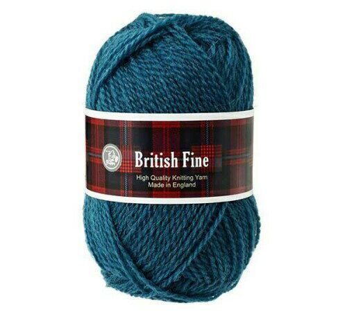 Puppy パピー 秋冬毛糸 『British Fine (ブリティッシュファイン) 063番色』 仕立:1玉25g(約116m)、中細 素材:ウール100% 使用針:棒針3〜5号 かぎ針3/0〜5/0号 標準ゲージ: 25〜26目 33〜...