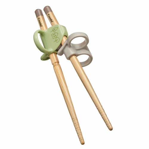 Combi コンビ はじめておはし 木箸 左手用 グリーン いえ “やるき”が自然と育つ、日本のおはし。 『“やるき”が自然と育つ、日本のおはし。』 ■こどもがはじめて持つおはしだからこそ、すぐにつかめてやる気が育つものがいい。 ■「はじめ...