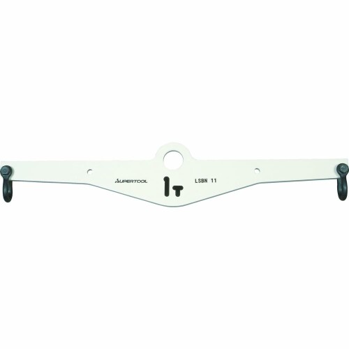スーパーツール(SUPERTOOL) 天秤 LSBN11 容量:1ton 吊り幅:500mm・1000mm ■長尺の吊り上げ専用。 ■揚程を有効に使用できる新設計。 ■吊り幅2段階調整式。 商品コード34081590248商品名スーパーツー...
