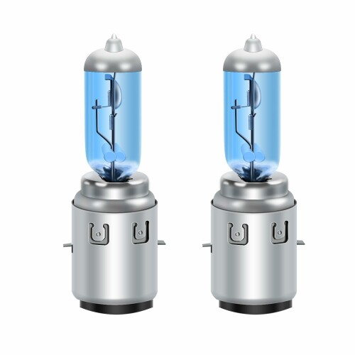 RCP BA20D S1/S2汎用 ハロゲンバルブ 35W 12V 5000K バイク用 純正交換 2個入 (BA20D) BA20D S1/S2 ハロゲンバルブ車に適合。純正バルブ交換のみで簡単取り付け 夜間ドライブでも抜群な視認性をされ...