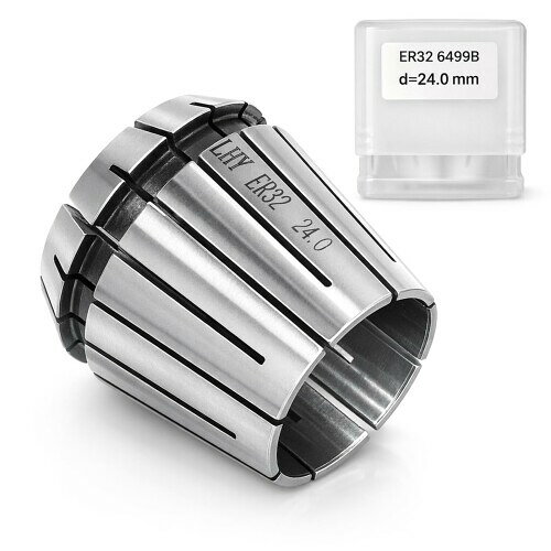 Denash スプリングチャック 24mm 高精度彫刻フライス盤コレットセット CNCルーターコレット 彫刻マシンスピンドルモーター 明るい外観 高クランプ力 安定冷却 CNCスピンドルマシン用 【正確で信頼性の高いクランプ力】研削スイッチ...