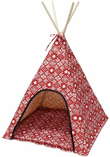丸和貿易 ファニーフィールド ティピーテント ネイティブレッド サイズ：約W50 D50 H72 4008318-01 サイズ:約W50 D50 H72 商品紹介 組み立て簡単のペット用のテント 安全警告 本来の目的以外に使用しないでくださ...