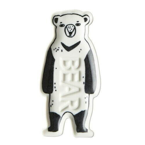 石鹸置き ソープディッシュ 約9×17cm BEAR Black Bear 日本製 19-457290 商品サイズ:約8.5×17.3×1.4cm 商品重量:0.145kg 素材:陶器 クマのデザインが目を惹くソープディッシュ。 商品コード...