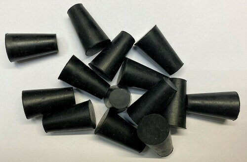 dexierp Protection Force #000 ストッパー プラグ 3/8 8.5-10.5mm ホール (パック 40) チューブ ボトル オープンニング用 3/8-24 UNF から 7/16-20 UNF M10 M11 ...