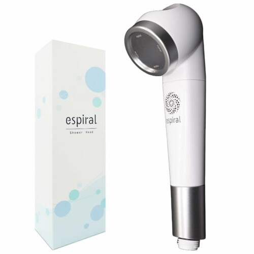 espiral（エスパイラル） シャワーヘッド ナノバブル 塩素除去 節水 美肌効果 美水流 マイクロナノバブル ウルトラファインバブル バブルバス（本体） 【4億3千万個のナノバブル】新機構「ダブルトルネードキャビテーション」を搭載したシ...