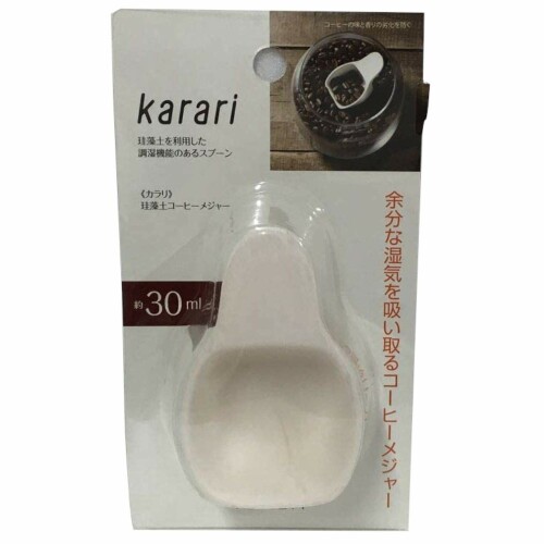 アネスティ コーヒー メジャー ホワイト 約30ml Karari 湿気を吸い取る HO1892 本体サイズ:高さ2.8cm×幅8cm×奥行5cm 素材:本体/珪藻土 生産国:中国 ※アスベスト含有なし商品 ■珪藻土を利用した調湿機能のある...