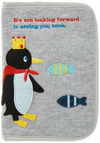 POETIC マルチケース ポッシュ(ペンギン) (閉じた状態)W15×H21.5×D1.5cm (開いた状態)W30.8×H20.4×D1.5cm カラー:ボッシュ(ペンギン) [素材] スウェット 一括管理の定番!!出産準備アイテムとし...