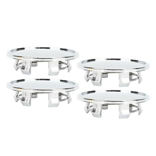 Denash 4PCS カーホイールセンターキャップ 65mm OD 48mm ID 車両リムハブセントラルキャップ交換 アンチフォールプルーフ ホイールハブデコレーション 電気めっき ユニバーサルフィット ユニバーサルフィット:このホイー...