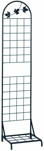 タカショー ハンギングスタンドアンティークリーフ(中) アンティークリーフ柄の自立式スタンド。場所を選ばず、ハンギングが手軽に楽しめる自立式です。ネット部分にハンギングバスケットを掛けたり、ベース部分にプランターを置いたりして、バーティカル...
