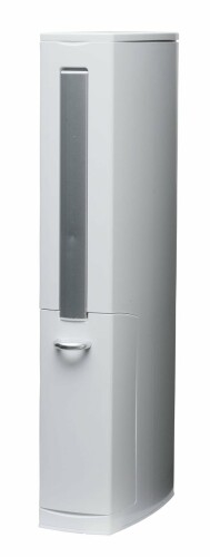 アイセン aisen 一体型トイレブラシ トイレタワー ホワイト 41.5×81×6.5cm 商品サイズ:幅8×奥行16.5×高さ41.5cm 素材:本体:ABS樹脂/袋止め、内ケース、植毛台:ポリプロピレン/底トレイ:ポリエチレン/ブラシ...