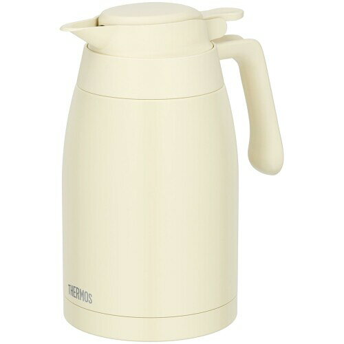 サーモス ステンレスポット 1.5L アイボリー 保温ポット 卓上ポット 保温保冷 広口設計 TTG-1500 IV 食洗機対応の卓上ポットが新登場! 本体サイズ(約):幅18.5×奥行12.5×高さ22.5cm、本体重量(約):600g、...