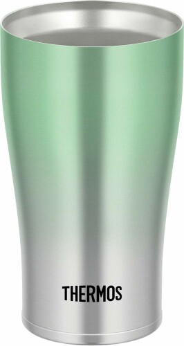 サーモス 真空断熱タンブラー 0.34L グリーンフェード JDE-341C G-FD 父の日 ギフト ビール 男性 女性 誕生日 プレゼント サイズ(約):7.5×7.5×13cm、本体重量(約):200g 素材・材質:本体/ステンレス鋼...