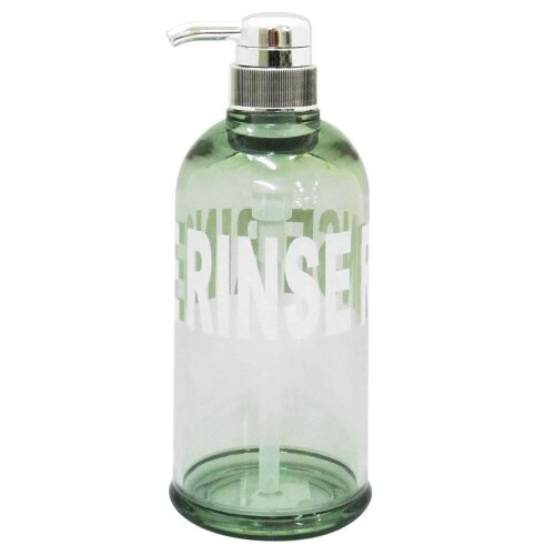 センコー(Senko) モビリア ソープボトル ディスペンサー リンス用 直径約8.6×高23.5cm 容量約 500ml グリーン 55538 サイズ:約 直径約8.5×高さ23cm 素材・材質/本体:アクリル樹脂 生産国:台湾 容量:約...