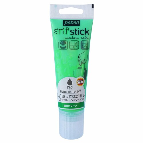 ニッペ ペンキュア PENCURE TUBE de PAINT 75ml 蛍光 グリーン 75ML 容量:75ML カラー:グリーン タイプ:蛍光色 乾燥時間:約24時間 塗れる面積:約500平方cm 窓ガラスなどに塗ってはがせるチューブタ...