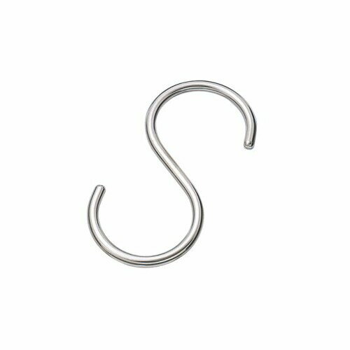 MM 水本機械製作所 SUS304 ステンレス SカンSAM SAM-6-112 線径が6mmのSカンです。工具・器具などの一般商品の収納の吊り金具として。 D(mm):6 L1(mm):112 L2(mm):100 W1(mm):40 W...