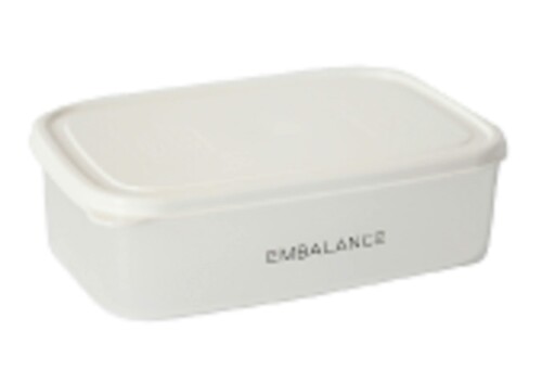 ウィルマックス EMBALANCE(エンバランス)保存容器 レクタングルコンテナ(角型)XS(370ml) ホワイトT12213 ・本体:ポリプロピレン(エンバランス加工)・フタ:ポリエチレン(エンバランス加工) 耐熱温度・本体:-20[度...