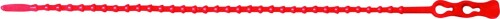 SapiSelco 「クリックタイ」 赤 3.8mm×240mm 最大結束61m CLT.10.2116R ポリエチレン(PE) 結束の取り外し、再結束が可能なタイプのケーブルタイなので、頻度高く、繰り返し結束を行う使用に最適です。主に屋内...