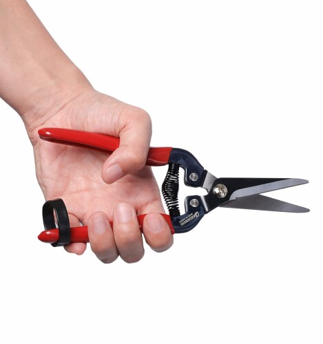 Gardeness Pruning Shear Straight Pruning Snip 2PCS high Carbon Steel Florist Scissors, Multi-Tasking Garden Precision He...