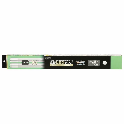 オーム電機 LED蛍光灯 直管LEDランプ 20形相当 G13 昼白色 グロースターター器具専用 片側給電仕様 2本入 LDF20SS・N10/14 72P 06-4916 OHM 【 特 長 】　グロースターター器具専用　電源内蔵タイプ(...
