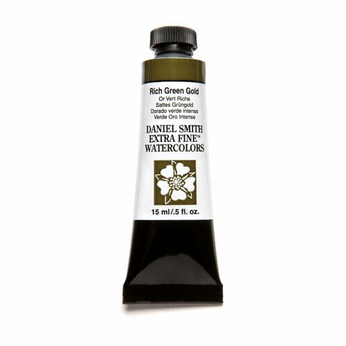 Daniel Smith ダニエル・スミス 水彩絵具 15mlチューブ (Rich Green Gold) 284600099 DANIEL SMITH Extra Fine Watercolor 15ml Paint Tube, Rich...