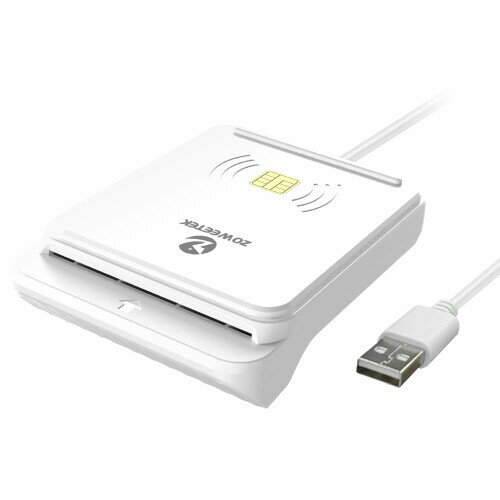 ZOWEETEK 非接触型?接触型両対応ICカードリーダー マイナンバーカード 確定申告 電子車検証 パスポート 在留カード対応 自動認識設置不要 USB-A Windows?Mac対応 非接触&接触両対応のハイブリッド設計?:「タッチ式」...
