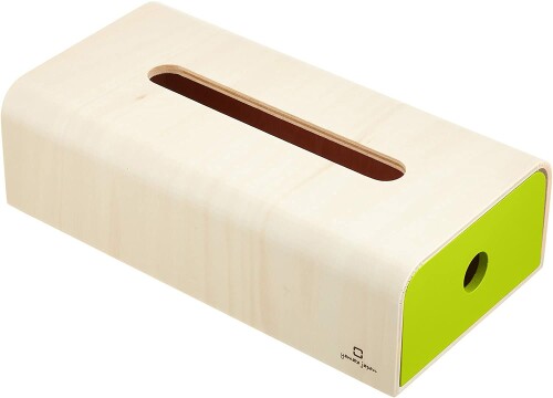 ヤマト工芸 ソフトパック用ティッシュケース Lgr サイズ：約W24 D12.5 H6.5 YK15-107 サイズ:約W24 D12.5 H6.5 商品重量:420g 材質:シナ合板、MDF 容量:約100枚~150枚 150組のソフトパ...