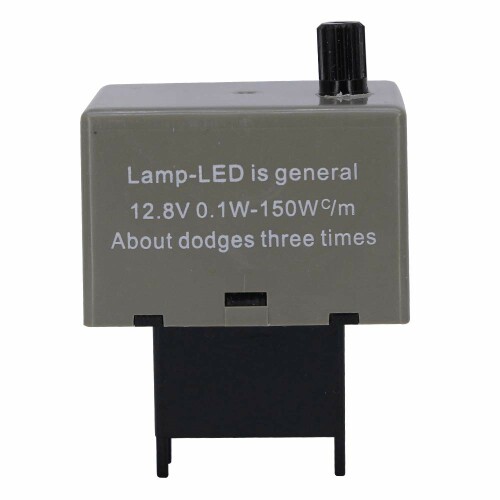 HUIQIAODS 交換可能 ledウインカーリレー トヨタ用 LED対応 ハイフラ防止 ウインカー リレー (8ピン速度調整付リレー) 適用:トヨタ、スバル、スズキ、ダイハツ等の8ピン純正リレー車種 用途:ウインカーをLEDバルブに変更し...
