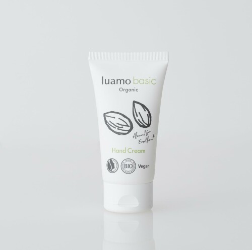 ルアモ ベーシック ハンドクリーム 50ml ［ハンドクリーム］［男女兼用］ 【商品紹介】お肌を保護するアーモンドオイル配合。さらりとした使い心地。オーガニックの植物オイル配合で潤いが続きます。レモンのように爽やかなヴァーベナの香り。 【全...
