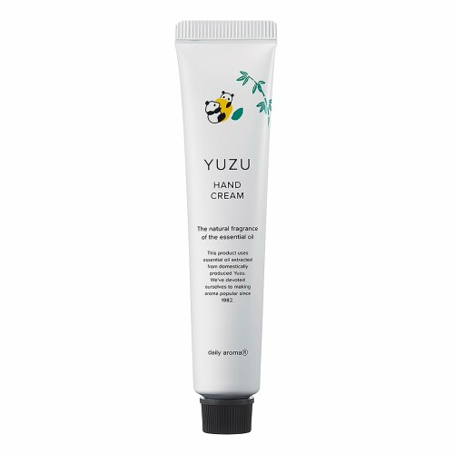 デイリーアロマ 高知県産YUZU ミニハンドクリーム パンダ 20g ゆずの香り | デイリーアロマジャパン シトラス 柑橘系 日本製 保湿 ハンドケア ギフト プレゼント 精油配合 ミニサイズ 動物 アニマルグッズ パンダグッズ 高知県産...