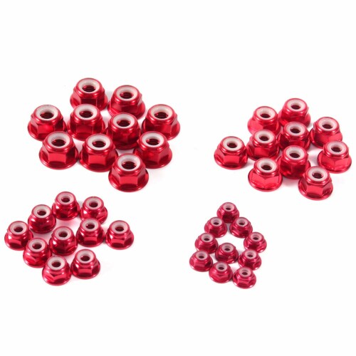 Zerodis アルミニウム製の設置済みM5ナイロン挿入自己ロックナット10個セット 絶対強い ボルト止めジョイントの緩みを防止 抵抗するための振動による緩み 車両家庭屋外用途向け 10個入り [プレミアム素材] 強固で耐久性に優れたナイロ...