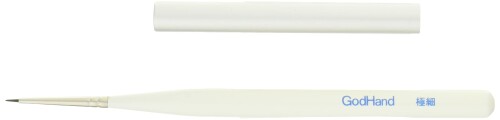 ゴッドハンド(GodHand) 神ふで うぶげ 極細筆 キャップ付 模型用筆 GH-BRSUP-HS メーカー:ゴッドハンド(GodHand) 商品モデル番号:GH-BRSUP-HS 商品紹介 ■従来の神ふでよりも柔らかな毛を採用した｢うぶ...