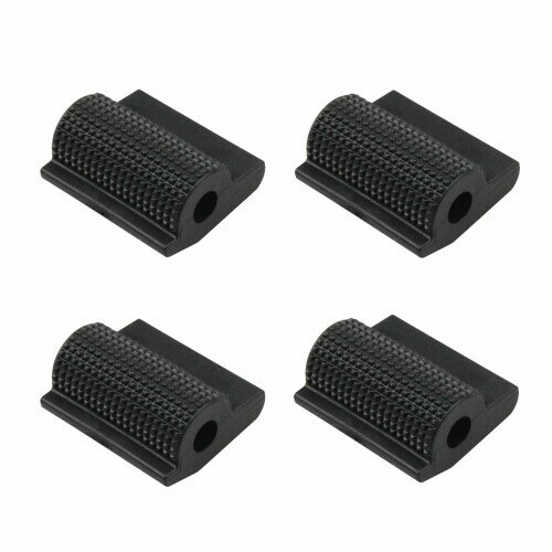 ラバーギアシフトレバー オートバイシフトレバーカバー内径8mm シフトカバー ゴム製 滑り止め 耐摩耗 取付簡単 靴守り 4個セット (ブラック) 素材:天然ゴム製のシフトレバーカバーは、優れた保護効果を実現するのに役立ちます。ラバーギアシ...