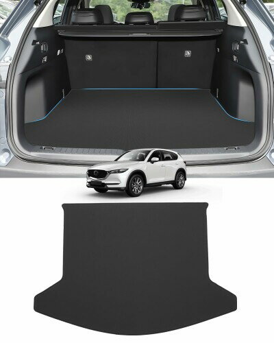 Mixsuper マツダ CX-5 KF系 ラゲッジマット 2Dトランクマット MAZDA CX5に適用 ラゲッジトレイ カーゴマット H29.2〜 マツダ CX-5 パーツ 防水マット PVC滑り止め素材 巻け収納 耐摩擦 耐汚れ 抗菌性...