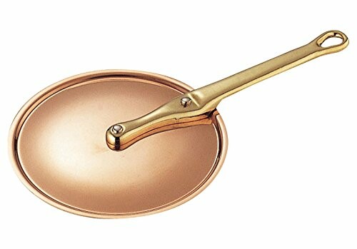 和田助製作所 銅 極厚鍋用ハンドル蓋 真鍮柄 15cm 3446-0153 本体サイズ:158×286×18mm 本体:銅、本体内側:錫、取手:真鍮 生産国:日本 銅極厚鍋用の蓋です。 真鍮柄と鉄柄がありますので、お好みに合わせてお選び下さ...