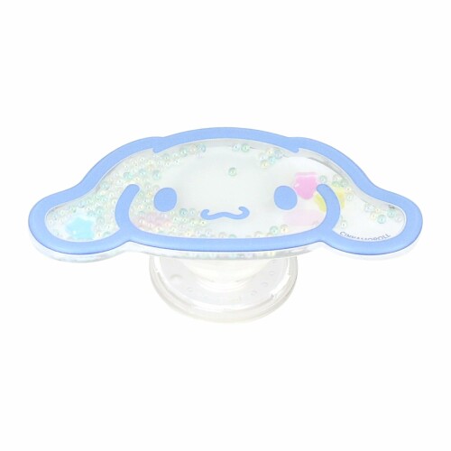 グルマンディーズ サンリオキャラクターズ シャカシャカPOCOPOCO シナモロール SANG-517CN スマートフォンの背面に貼り付けるアクセサリです。 ダイカットデザイン内にアクリルパーツ・ビーズ入り。 スマートフォンの持ちやすさを向...
