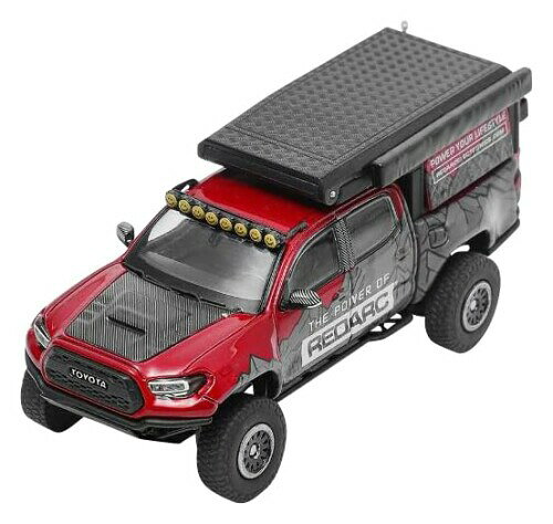 ゲインコーププロダクツ 1/64 トヨタ TACOMA TRD Pro 2022 (キャンパーバン) レッド/アート 完成品 KS076-530 ゲインコーププロダクツ 1/64スケールミニカー。 ダイキャストモデル。 香港のミニカーブラン...