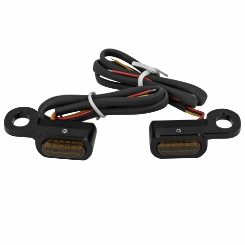 HDBUBALUS バイク 12V LED ターンシグナル インジケータ ウインカー ハーレー ツーリング FLHR ソフテイル用 B-ブラック 1.対応車種:油圧クラッチ付きのHarley Touring Models 2014-2020...