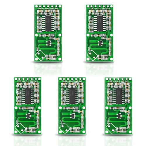 Ren He RCWL-0516スイッチモジュールヒューマンインダクションボード検出器 マイクロ波レーダーセンサー 5個 ドップラーレーダー技術を使用して、これは移動物体と人体を検出するためのマイクロ波センサーモジュールです。 調整可能な距...