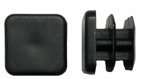 dexierp Protection Force 1/2" 13mm (パック 10) スクエア OD チューブ プラスチック インサート プラグ チューブ ポスト エンド キャップ チェア グライド SQI13X13-(10 パック) d...