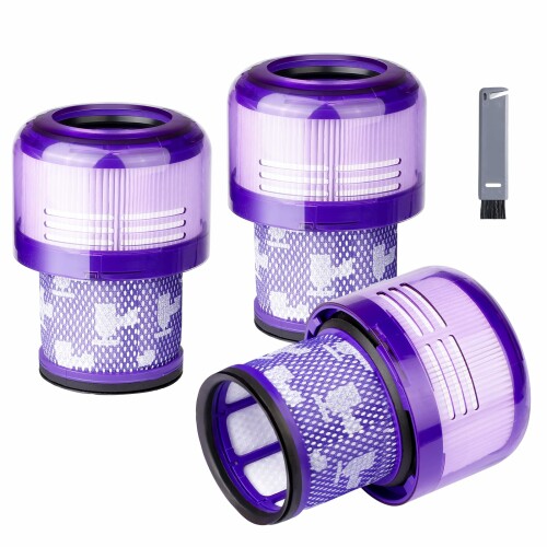 KELUKE SV18 デジタルスリム掃除機フィルター、ダイソンと交換性ある Digital Slim Fluffy (SV18 FFN) 、SV18 FF COM2、SV18 FF H AM、SV18 FF OR2 AM掃除機互換性、3個...