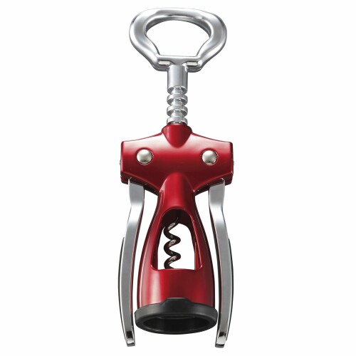 貝印 KAI ワイン オープナー コルク スクリュー ウィング タイプ KAI KITCHEN DH8220 テコの原理でラクに抜けるウイングタイプのワインコルク抜きです。 サイズ:190×60×42mm 重量:250g 素材・材質:本体=...