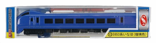Nゲージ ダイキャストスケールモデル No.53 E653系 いなほ(瑠璃色) パッケージサイズ:178×39×35 (mm) ダイキャスト製 塗装済み完成品 商品紹介 自動では走らないタイプの商品となります。その為、電流の流れているレール...