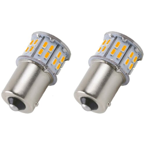 S25 ピン角違い LED ウィンカーバルブ イエロー アンバー S25シングル 150度ピン BAU15S PY21W ウィンカー球 DC9-50V 12V/24V車汎用 24Vトラック対応 50連SMDチップ 1200LM 爆光 無極性...
