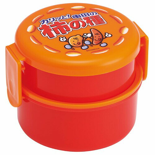 スケーター(Skater) 弁当箱 丸型 ランチボックス 500ml 2段 フォーク付 日本製 お菓子シリーズ 亀田の柿の種 ONWR1-A サイズ:横11.7×縦10.6×奥行9cm 材質:ポリプロピレン、中蓋:EVA樹脂 原産国:日本 ...