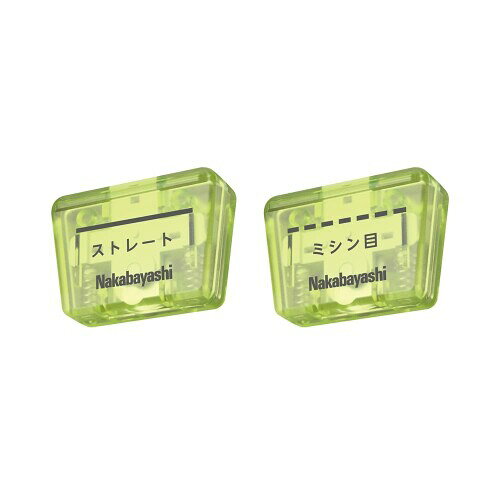 ナカバヤシ スライドカッター スリム A4用替刃(2種入) NSC-SH1 本体寸法/重量:W28.2xD11.3xH20mm/約4g 材質:本体/ABS、刃/ステンレス 最大裁断枚数:ストレート刃5枚、ミシン目刃2枚(A4上質紙64g/m...