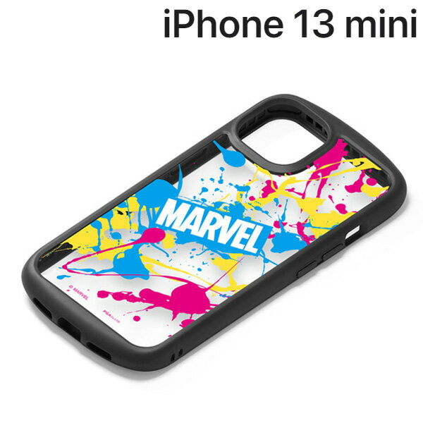 (C)MARVEL 「MARVEL」デザインのiPhone本体の色を生かせるクリア仕様のiPhone 13 mini用のガラスタフケースです。 背面にシールや写真を入れて自分好みにカスタマイズすることもできます。 MIL規格（MIL-STD...